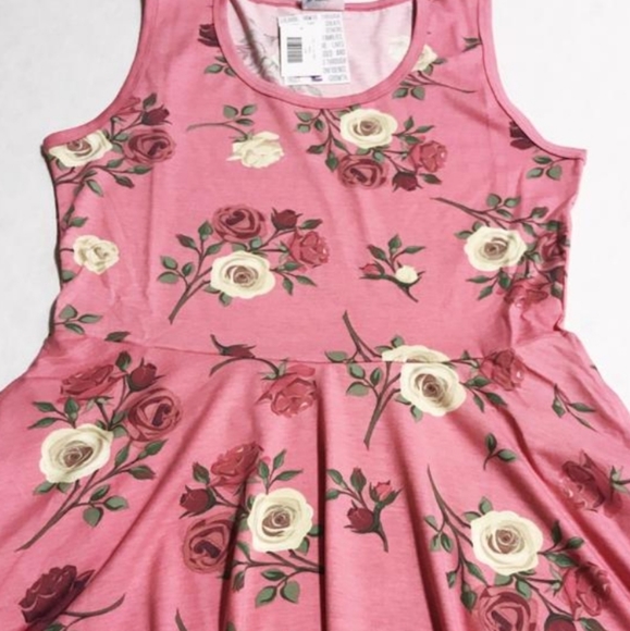 LuLaRoe | Dresses | Lularoe Pink Floral Nicki Dress Nwt | Poshmark